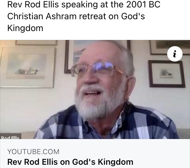 Rev Rod Ellis on God’s Kingdom | Edhird's Blog