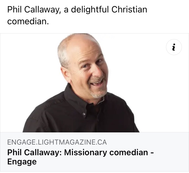 Phil Callaway | Edhird's Blog